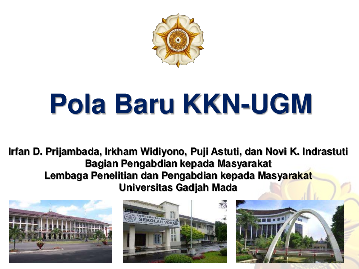 (PDF) Seputar KKN UGM