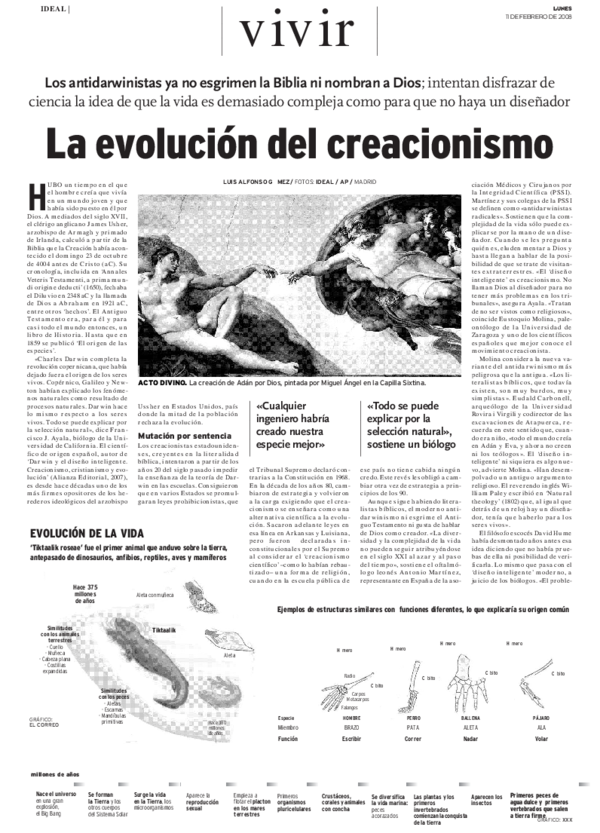 (PDF) La evolución del creacionismo