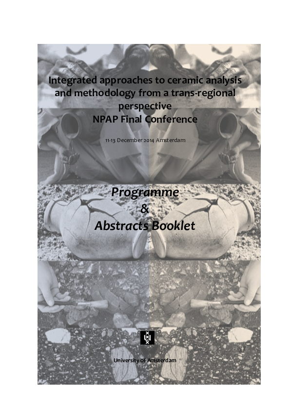 (PDF) Integrated approaches to ceramic analysis and methodology from a ...