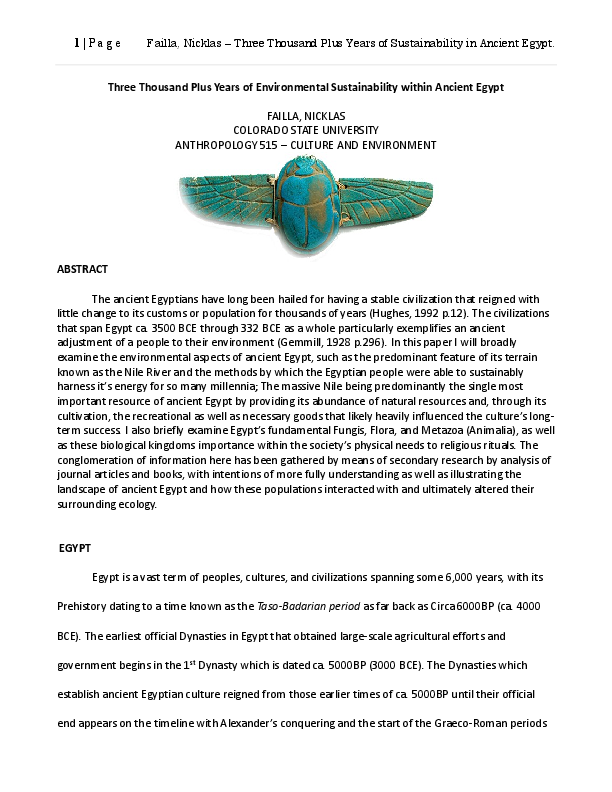 (PDF) Three Thousand Plus Years of Environmental Sustainability within ...
