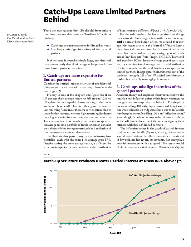 (PDF) Catch-Ups Leave Limited Partners Behind