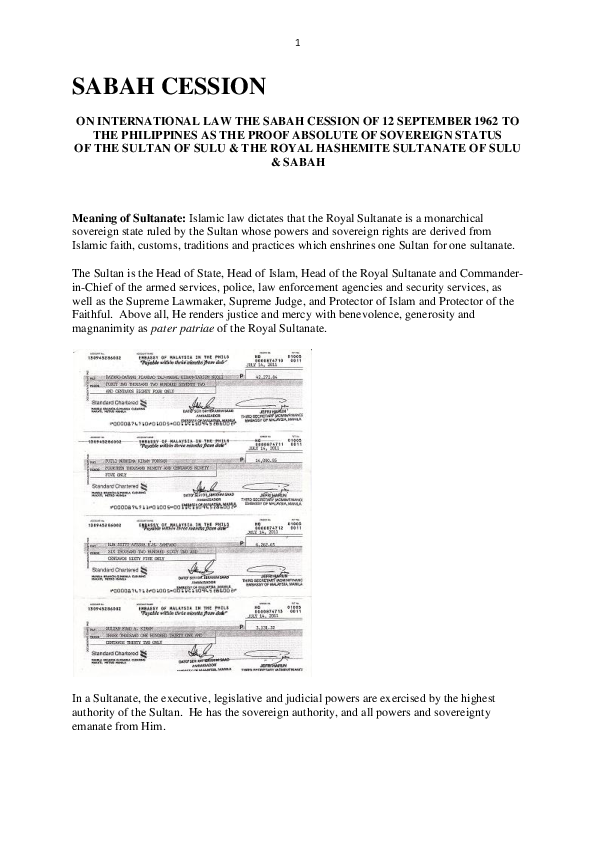 (DOC) Sabah Cession