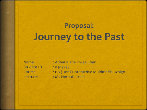 (PPT) Final Project Idea Proposal