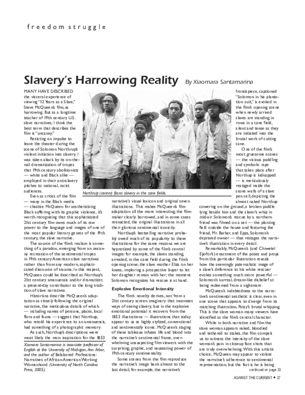 (PDF) 12 Years a Slave -- Review