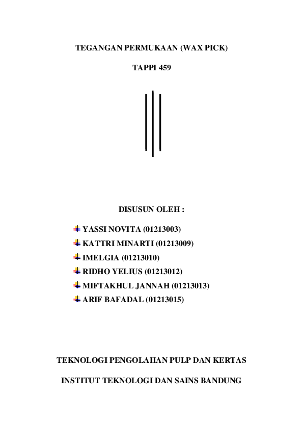(PDF) wax pick paper testing