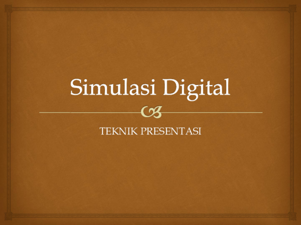 (PPT) Simulasi Digital
