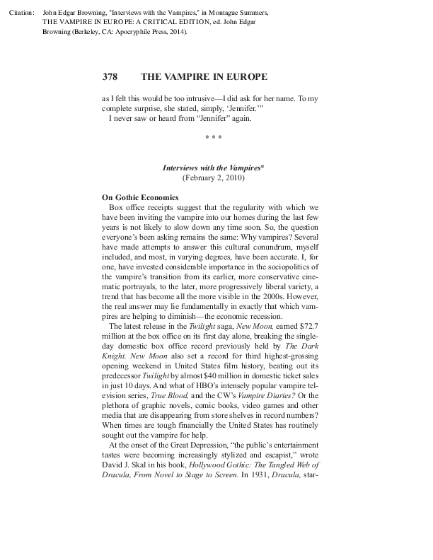 "Interviews with the Vampires: The Real Story behind New Orleans ...