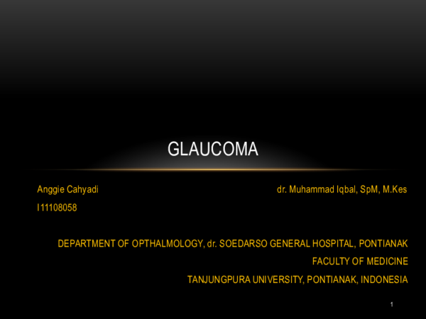 (PPT) GLAUCOMA