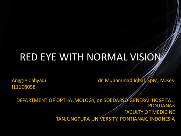 (PPT) RED EYE WITH NORMAL VISION