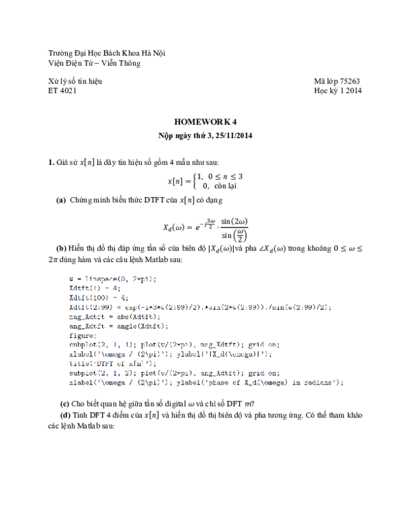 (PDF) Trường Đại Học Bách Khoa Hà Nội Viện Điện Tử Viễn Thông