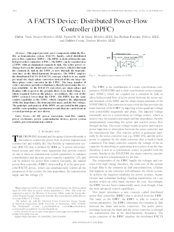(PDF) Distribited Power flow Controller