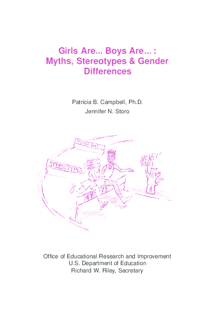 (PDF) Gender Stereotypes in Education