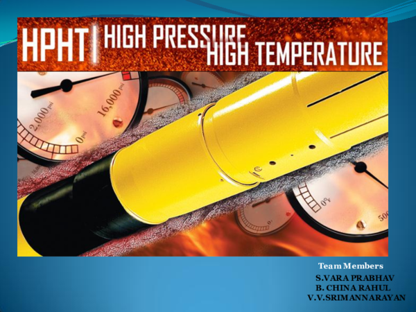 (PPT) High Pressure High Temperature Well Completions And Problems