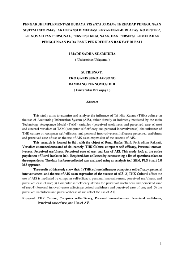 (PDF) Bentuk Badan Hukum: Status Kepemilikan BPR: Perseroan Terbatas (PT