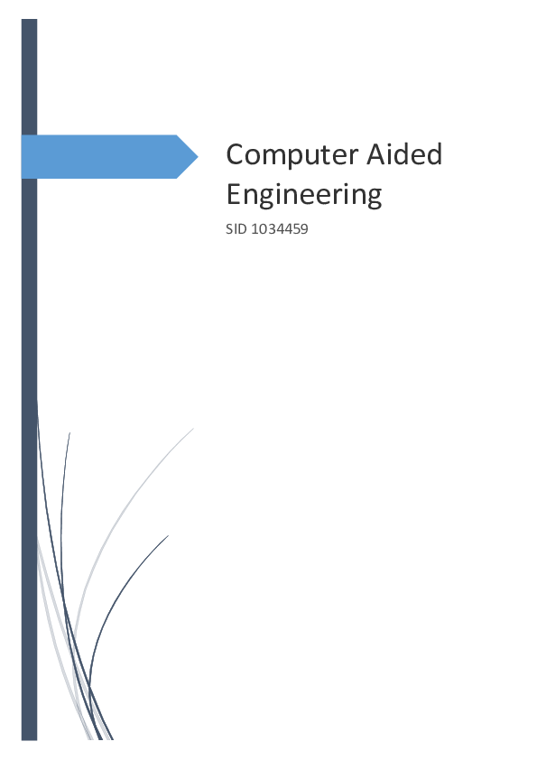 (DOC) Page Computer Aided Engineering Contents