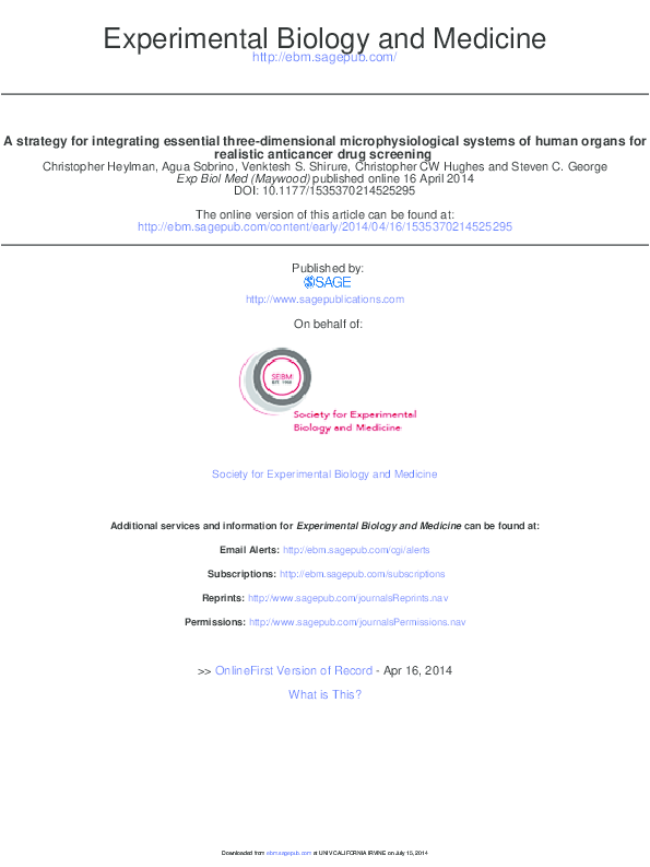 (PDF) A strategy for integrating essential three-dimensional ...