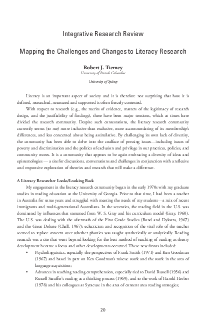 (PDF) Integrative Research Review: Mapping the Challenges and Changes ...