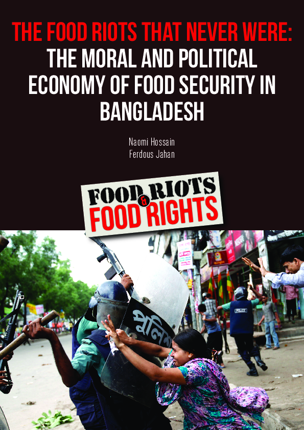 (PDF) The Food Riots That Never Were: the moral and political economy ...