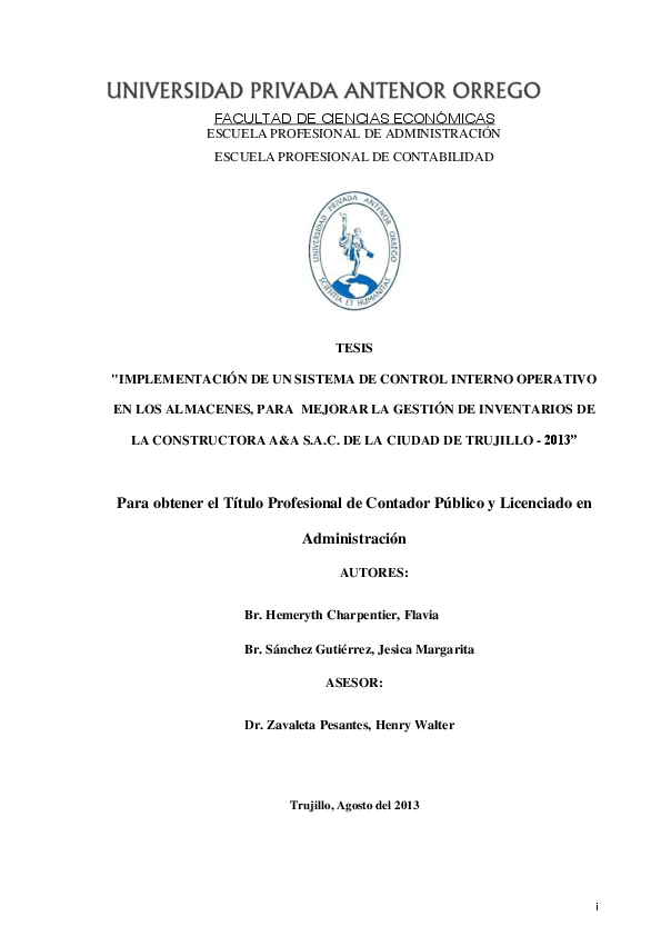 (PDF) Para obtener el Título Profesional de Contador Público y ...