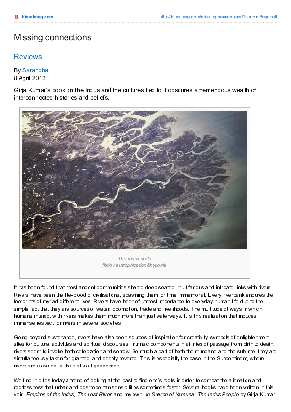 (PDF) Missing Connections
