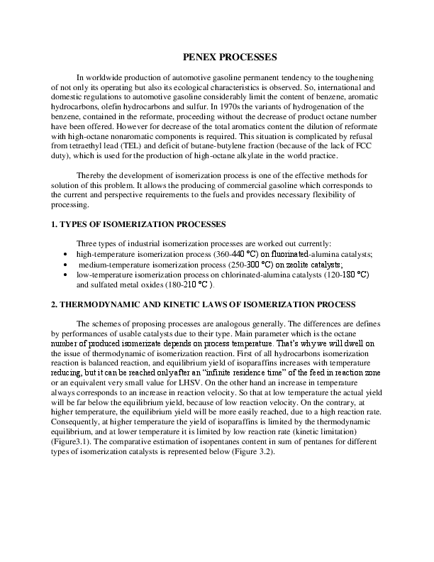 (PDF) Penex Process