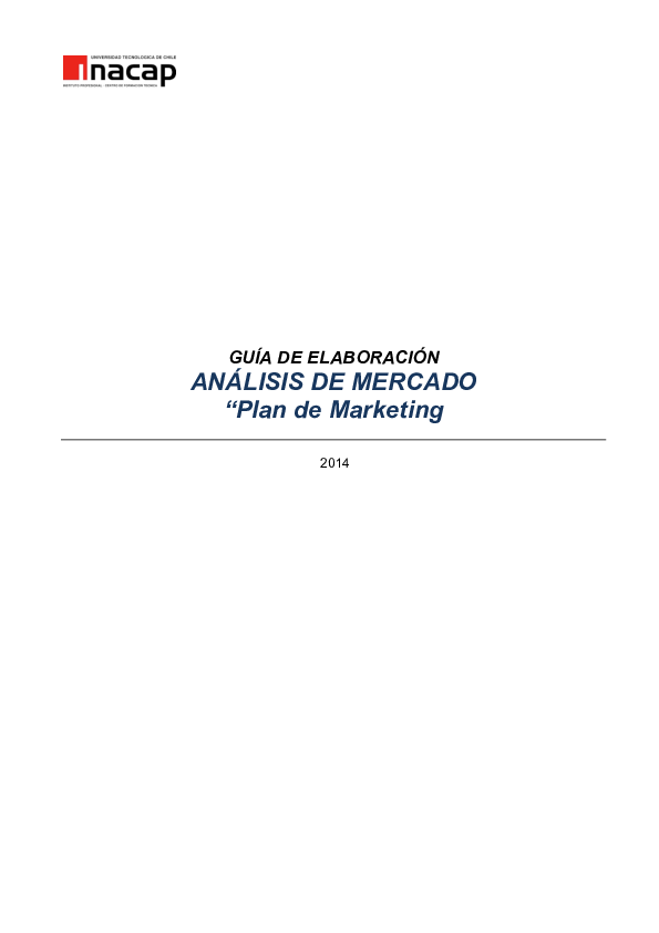 (PDF) Guia Plan de Marketing