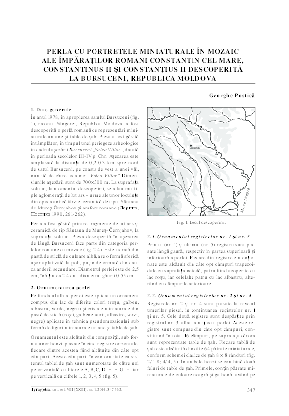 (PDF) Gheorghe Postică, Perla cu portretele miniaturale în mozaic ale ...