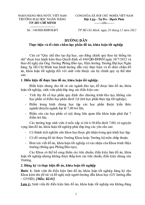 (DOC) NGÂN HÀNG NHÀ N C VI T NAM S : 140/HD-ĐHNH-ĐT C NG HÒA XÃ H I CH NGHĨA VI T NAM Đ c L p -T ...