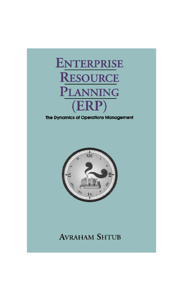(PDF) Enterprise Resource Planning (ERP