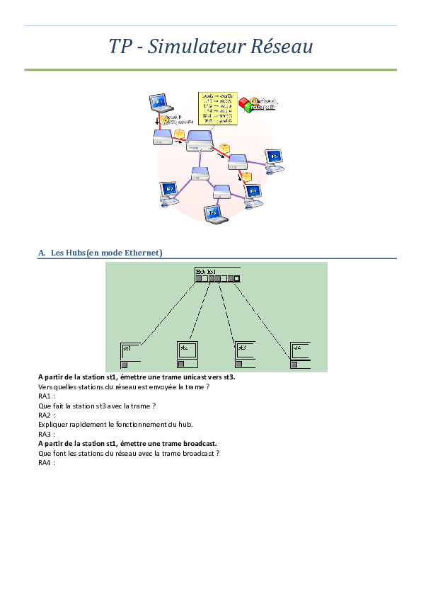 (PDF) TP -Simulateur Réseau