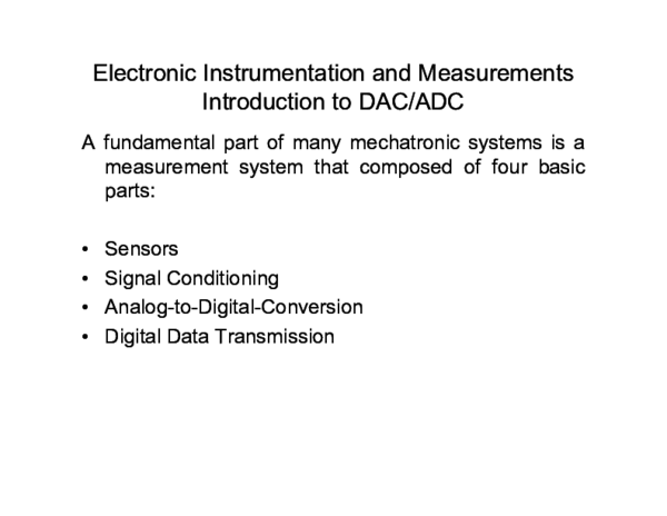 (PDF) Electronic Instrumentation and Measurements