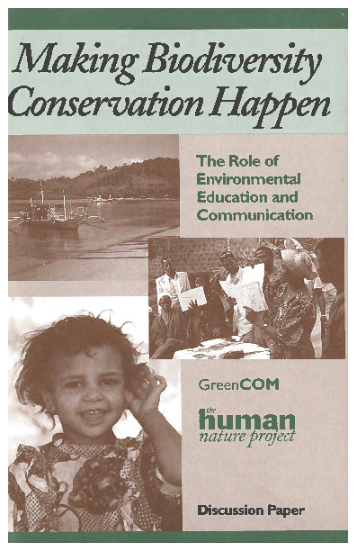 (PDF) Making Biodiversity Conservation Happen: The Role of ...