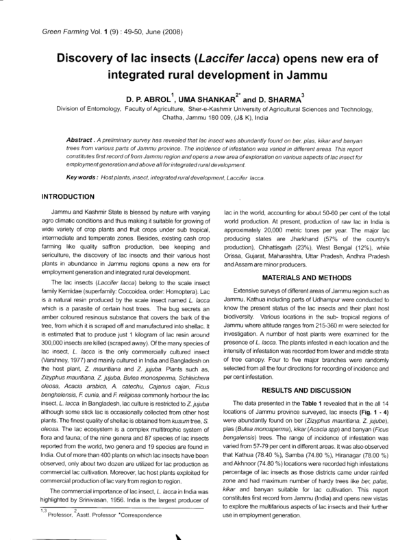 (PDF) Discovery of lac insects (Laccifer lacca) opens new era of ...