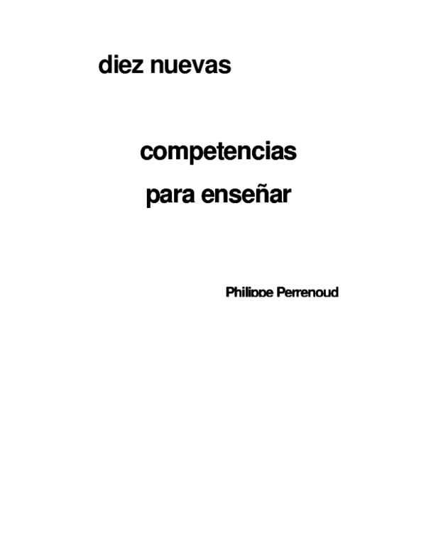 (PDF) Philippe-Perrenoud-Diez-nuevas-competencias-para-ensenar