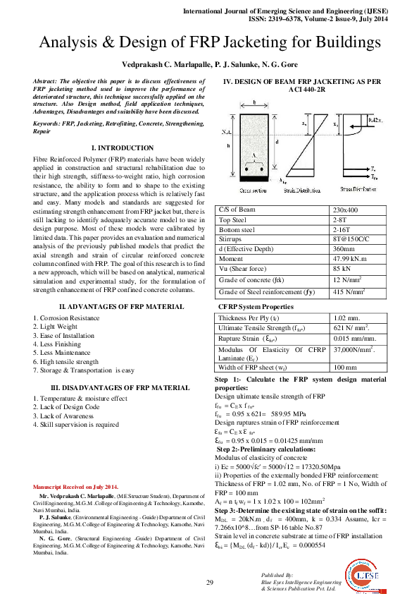 Frp Beam Design - The Best Picture Of Beam