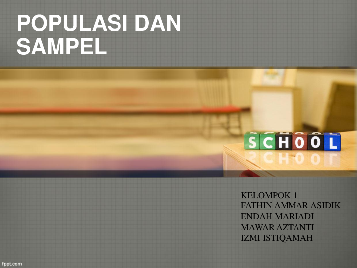 (PPT) POPULASI DAN SAMPLE