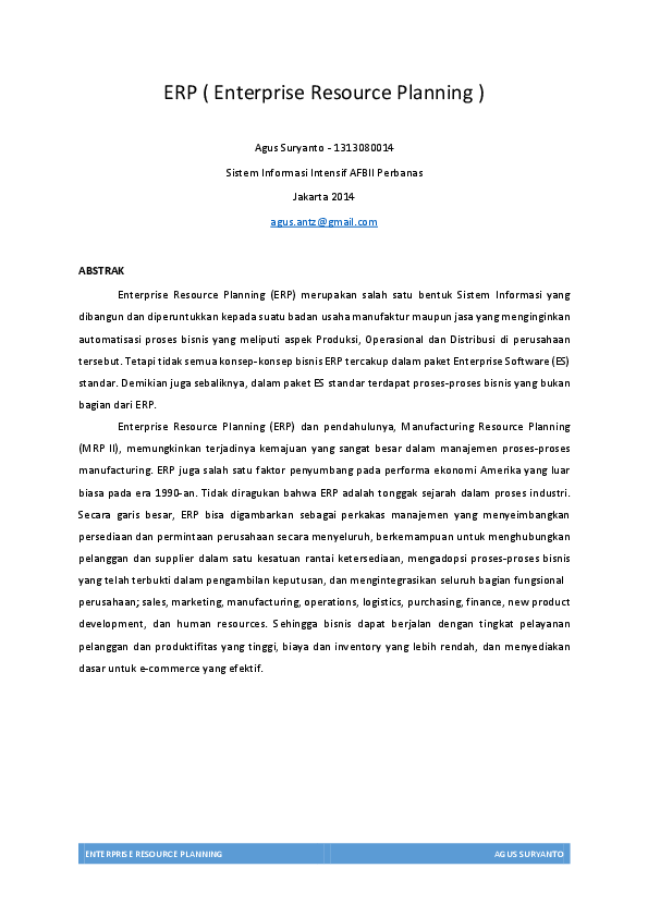 (PDF) Paper ERP