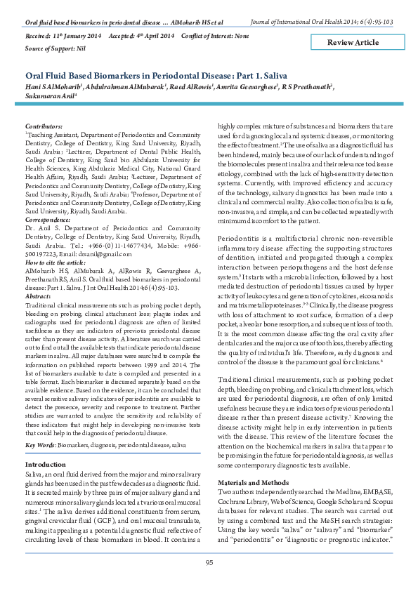 (PDF) AlMoharib HS, AlMubarak A, AlRowis R, Geevarghese A, Preethanath ...