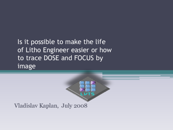 (PDF) LVTS - Dose&Focus recognition by image part1