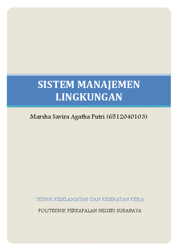 (DOC) SISTEM MANAJEMEN LINGKUNGAN