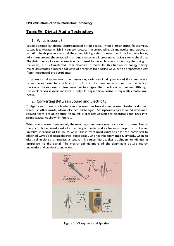 (PDF) 6.Digital Audio Technology