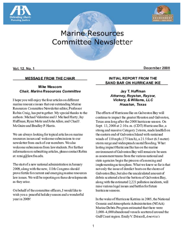 (PDF) Operational Issues in US Fisheries Management: What are some of ...