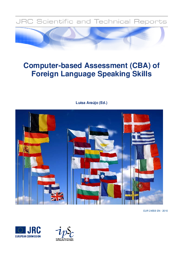 (PDF) Computer-based Assessment (CBA) of Foreign Language Speaking Skills