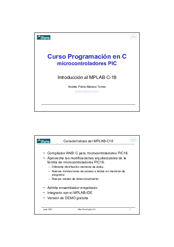 (PDF) Curso Programación en C Curso Programación en C ...