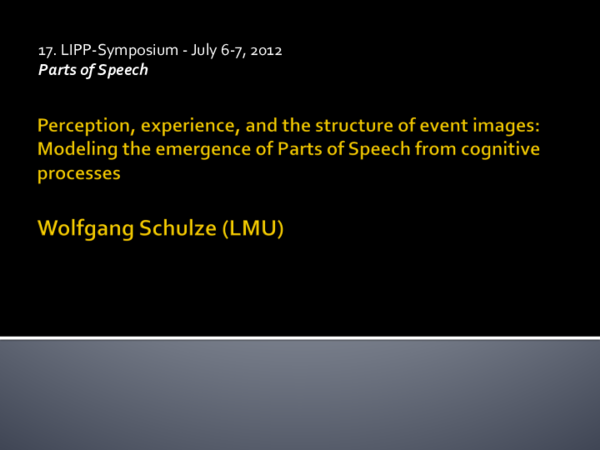 (PDF) Perception, experience, and the structure of event images ...