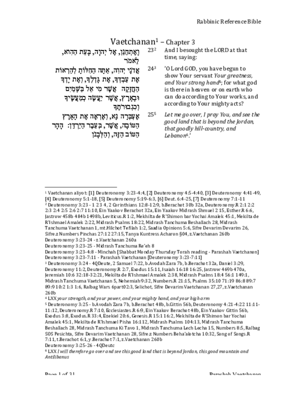 (PDF) Rabbinic Reference Bible Sample Part V