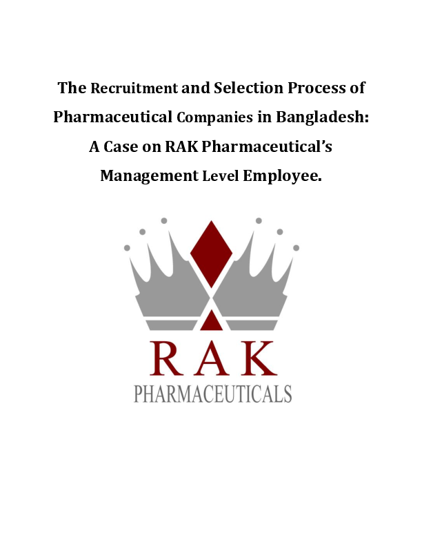 (DOC) The Recruitment and Selection Process of Pharmaceutical Companies ...