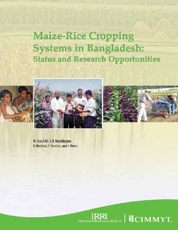 (PDF) Rice-maize systems in Bangladesh