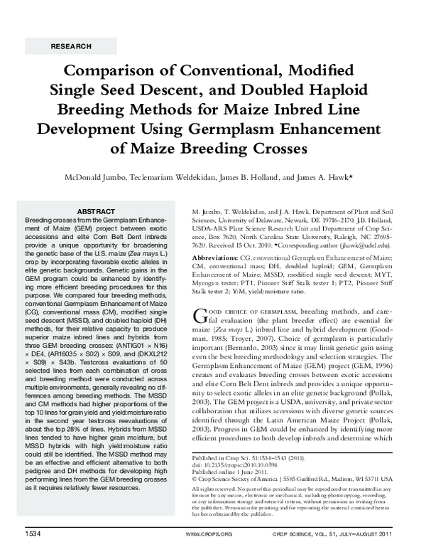 (PDF) Comparison of Conventional, Modifi ed Single Seed Descent, and ...