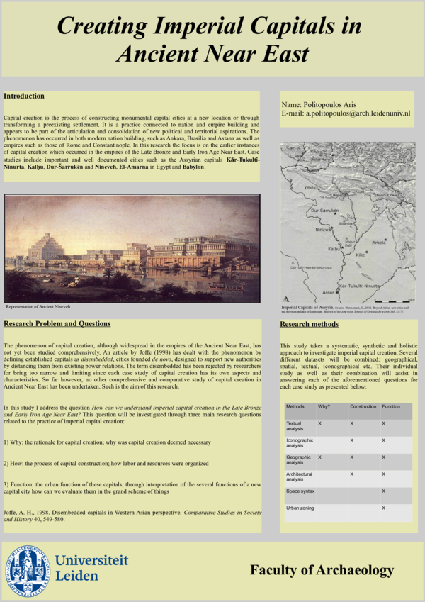 (PDF) Poster for the Archaeology in Transition symposium: Imperial ...
